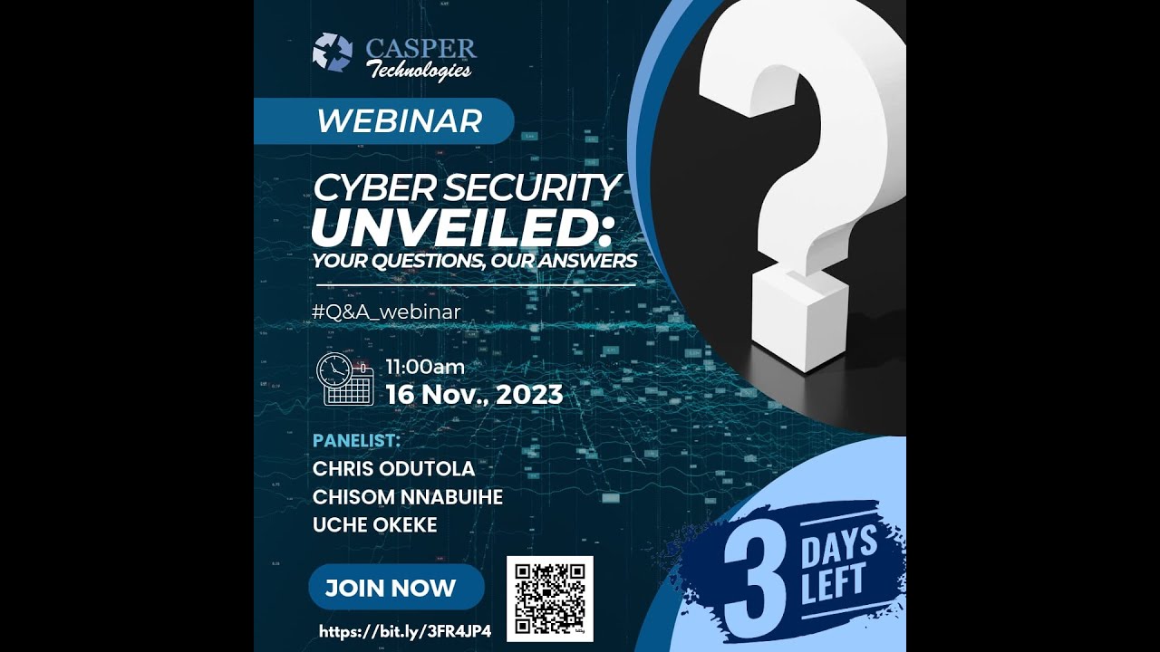 Cyber Security Unveiled: Your Questions Answered | Casper Technologies Webinar" - YouTube