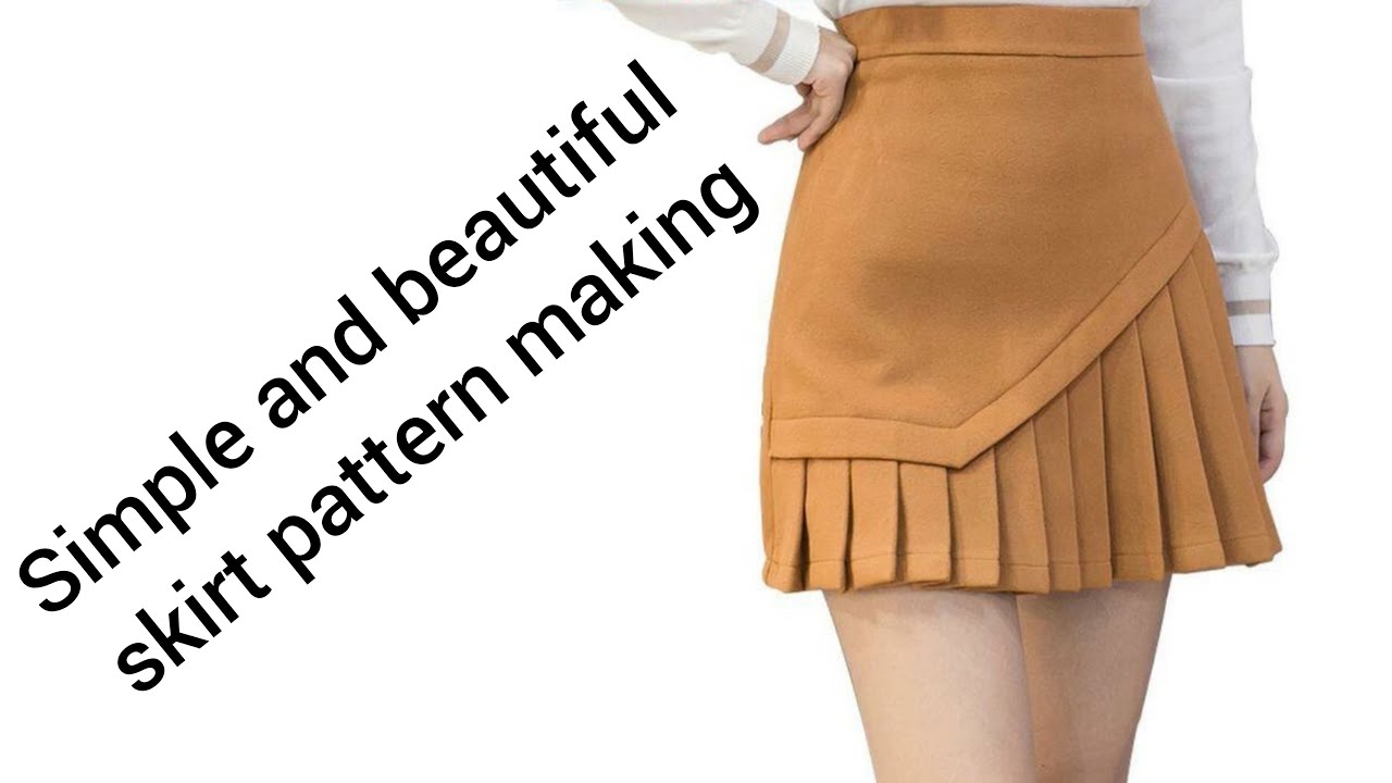 Beautiful skirt pattern making #patternmaking - YouTube