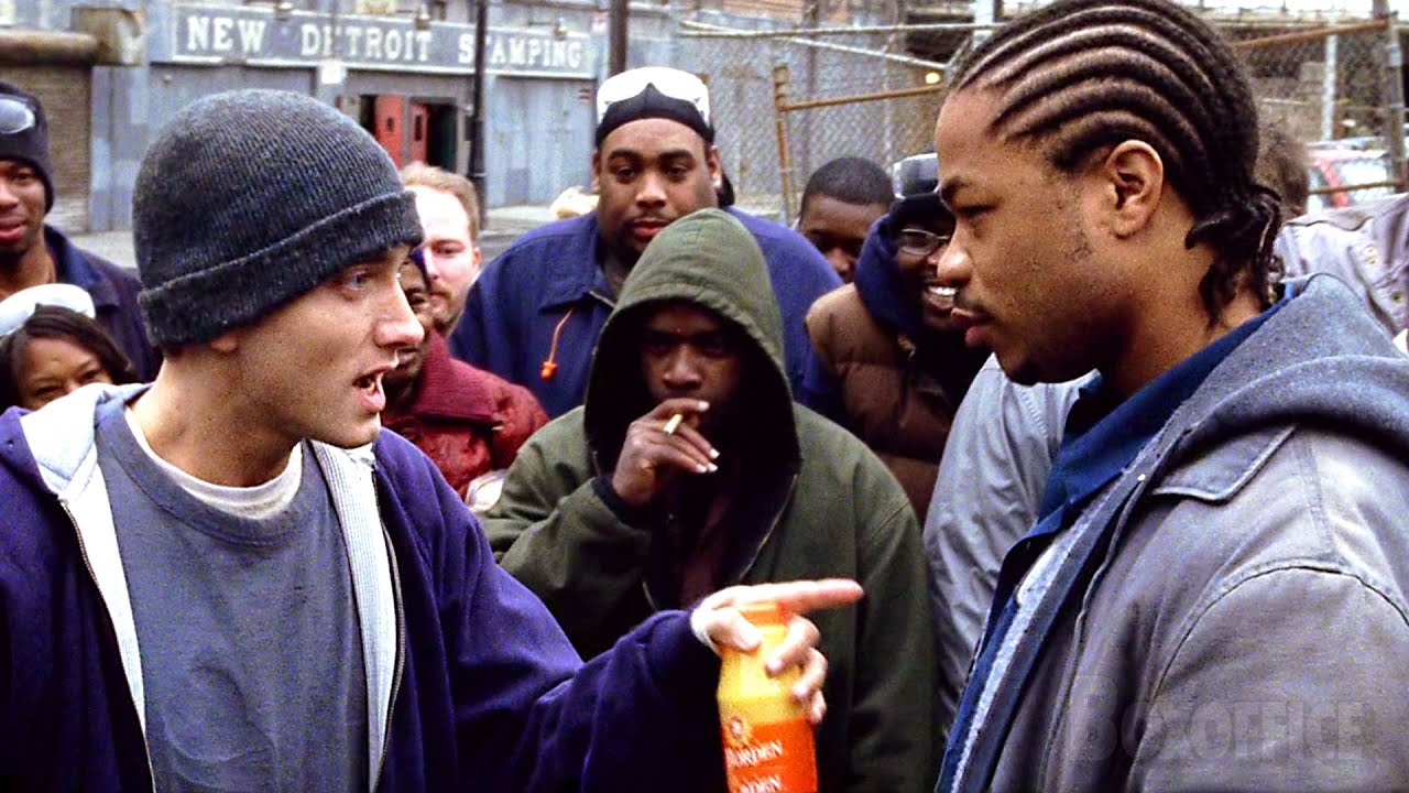 Eminem vs. Xzibit | Batalla de rap | 8 Mile: Calle de ilusiones | Clip ...