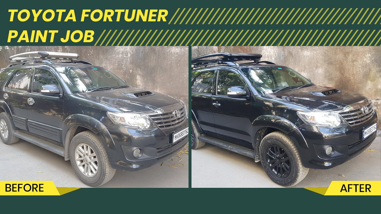 Toyota Fortuner Paint Job | Autorounders - YouTube