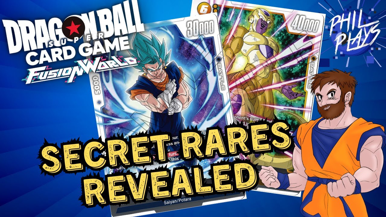 Set 2 SECRET RARES Revealed! Which is Better? Dragonball Super Fusion ...