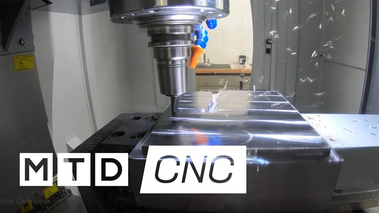 Great demo's on VMC and flat bed CNC lathe - YouTube