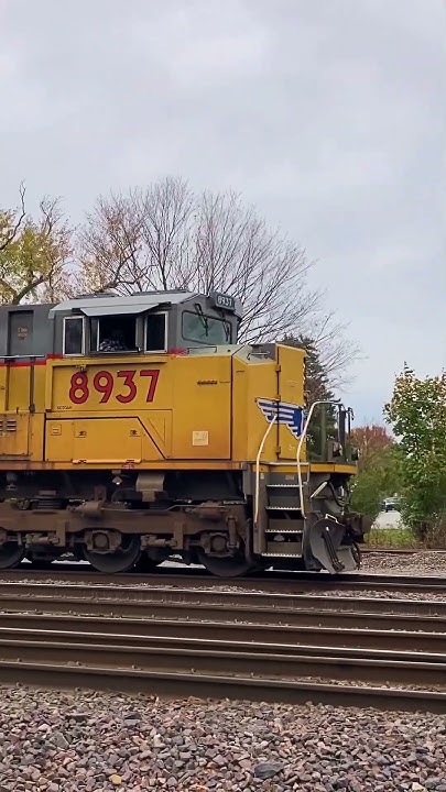 UP# 8937 Light Power Near Proviso Rail Yard On The UPRR Chicago West Line #uprr #train #railfan ...