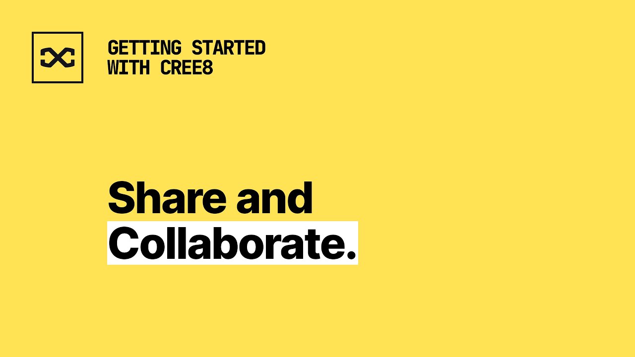 How To Share Content and Collaborate with CREE8 - YouTube