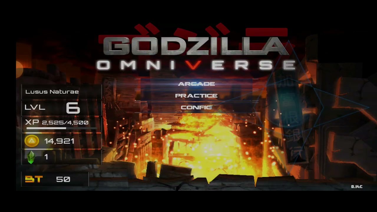 Godzilla Omniverse modo arcade hard con Godzilla de los 60 - YouTube
