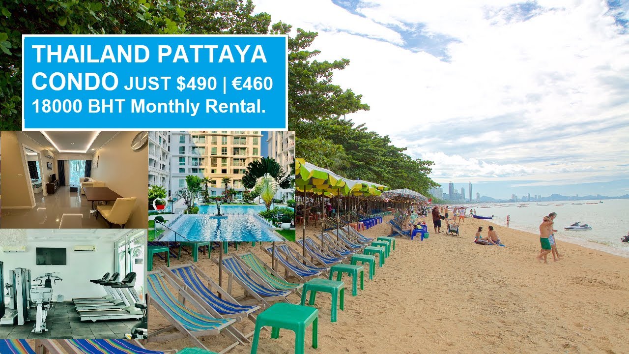 Thailand Pattaya Jomtien Condo for just $490 Monthly rental - YouTube