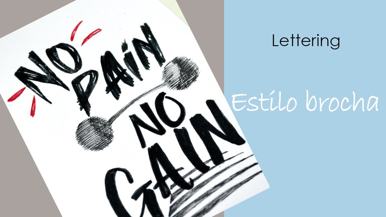 Lettering Estilo Brocha con marcadores econnómicos base al agua | NO ...