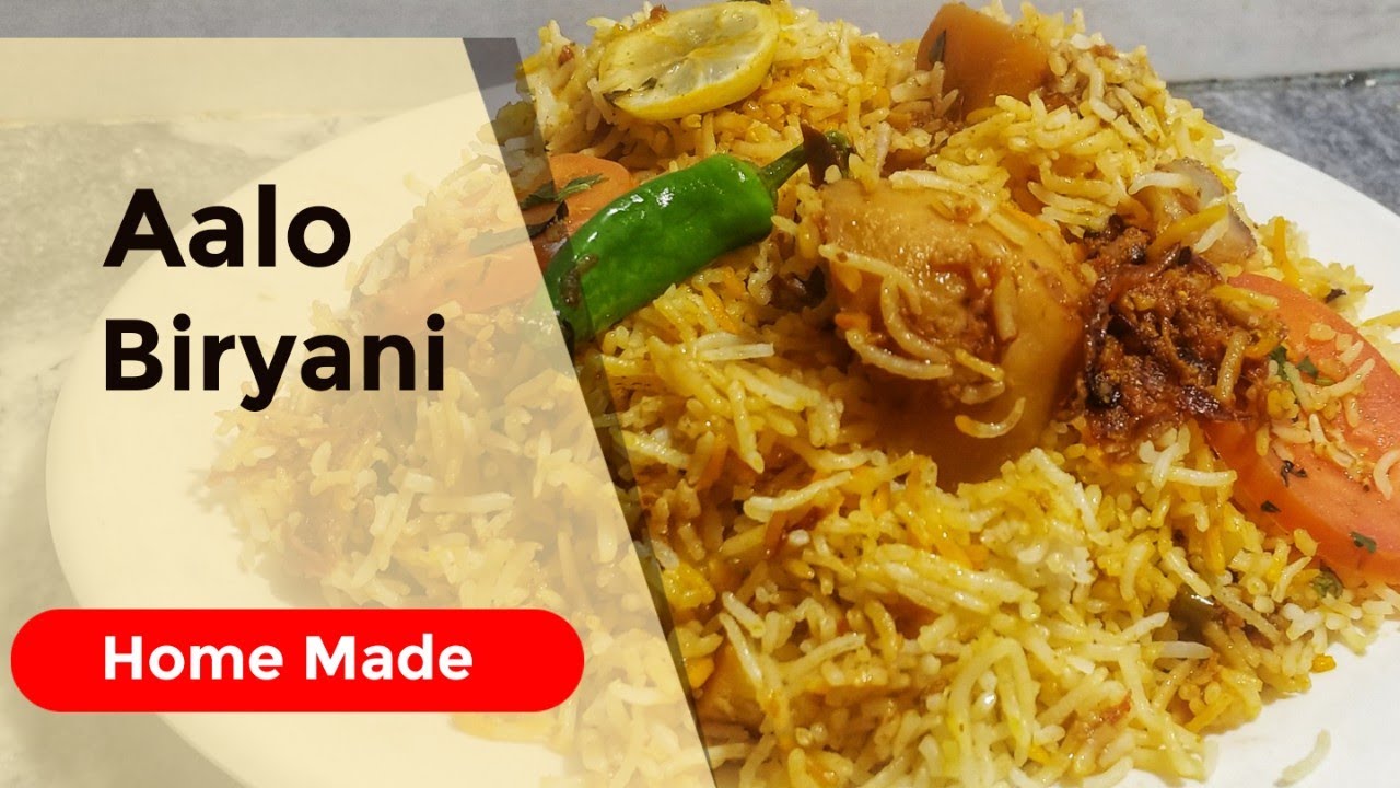 Delicious Aalo Biryani Recipe by Ms. Kitchen - YouTube