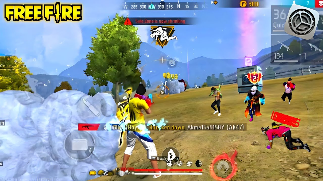 90 Headshots 🎯 Solo Vs Squad 🪂 Full Gameplay Poco F3📲 Free Fire
