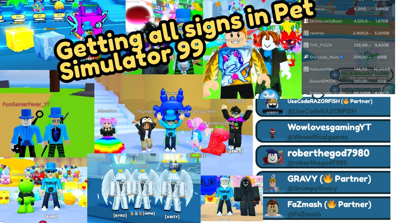 🔴LIVE | Getting all PS99 Signs | Roblox - YouTube