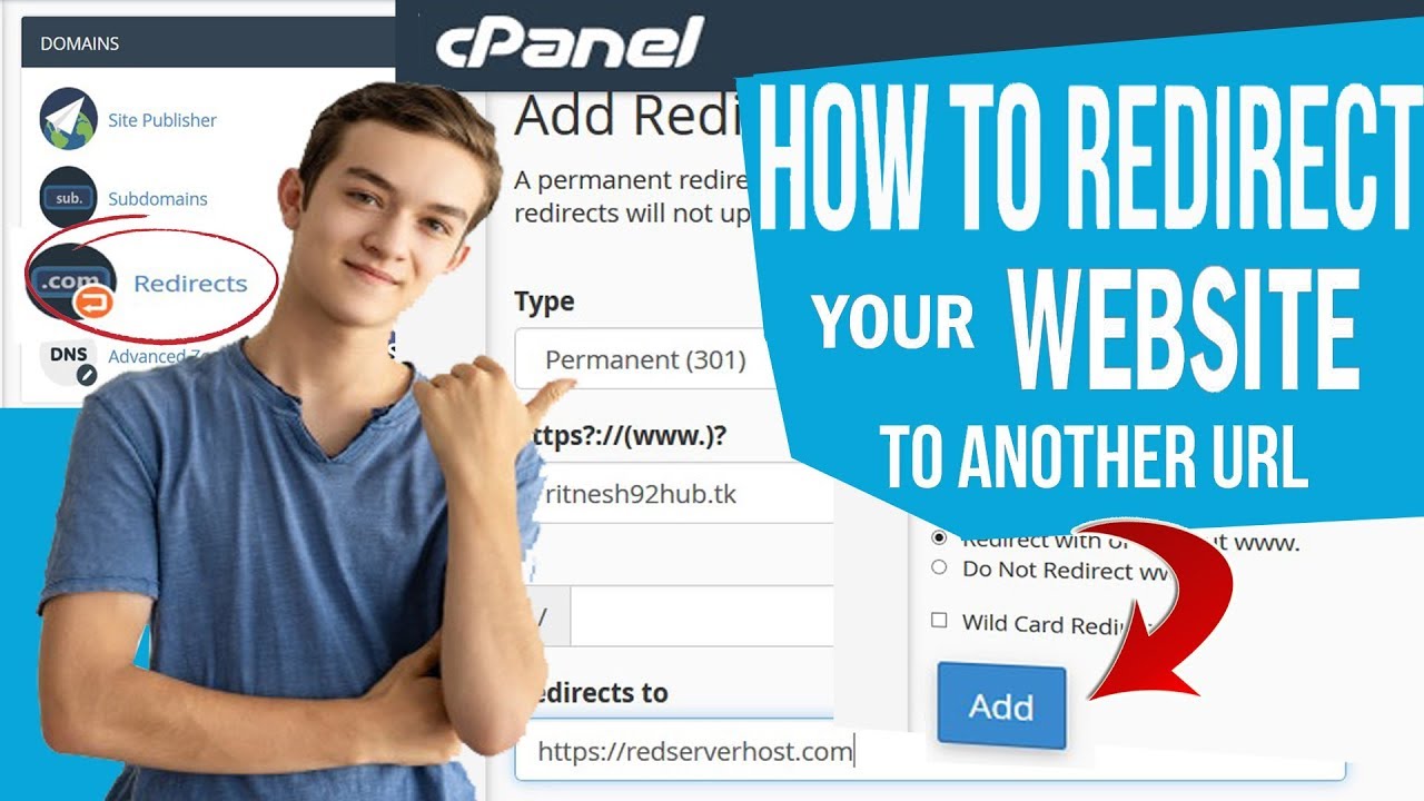 How to Redirect my Website to another website in cPanel [Step by Step ...