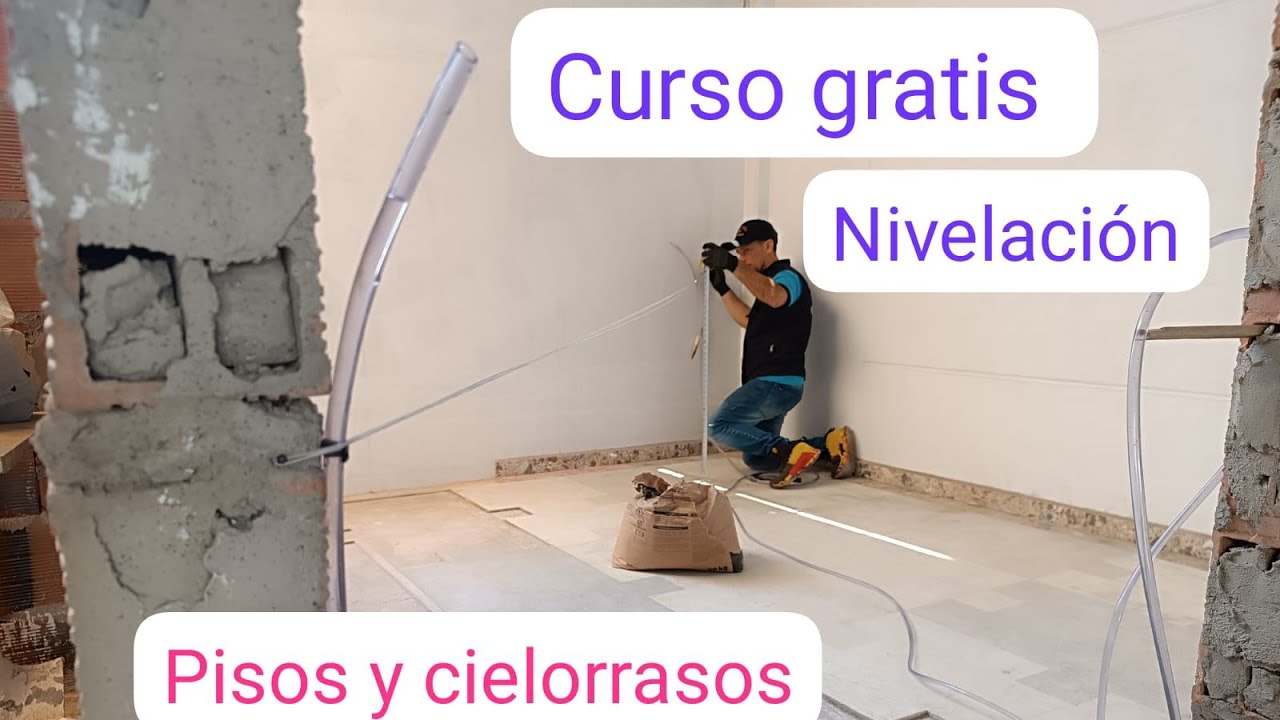 niveles y desniveles en pisos paso a paso - YouTube