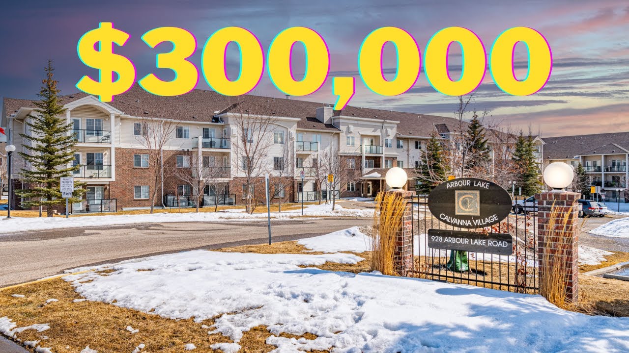 Tour an AMAZING +55 Condo in Arbour Lake Calgary - YouTube