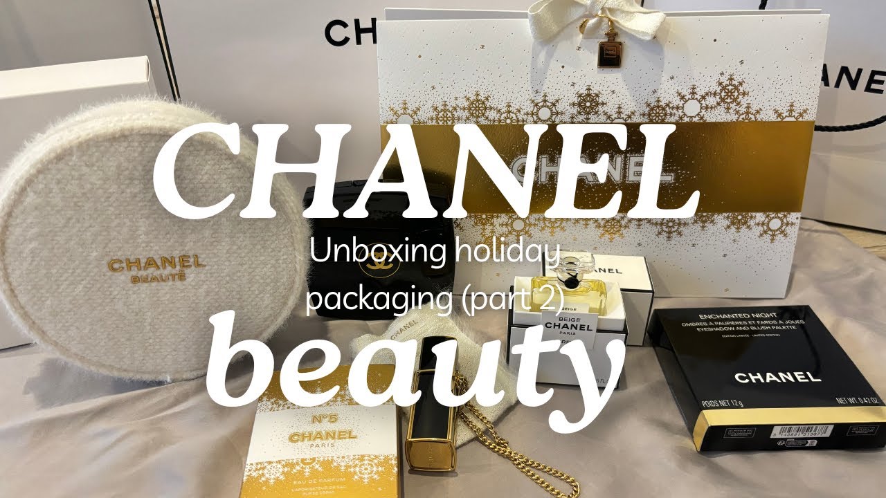 Chanel Beauty unboxing - Holiday Special Packaging (2 of 2) - YouTube