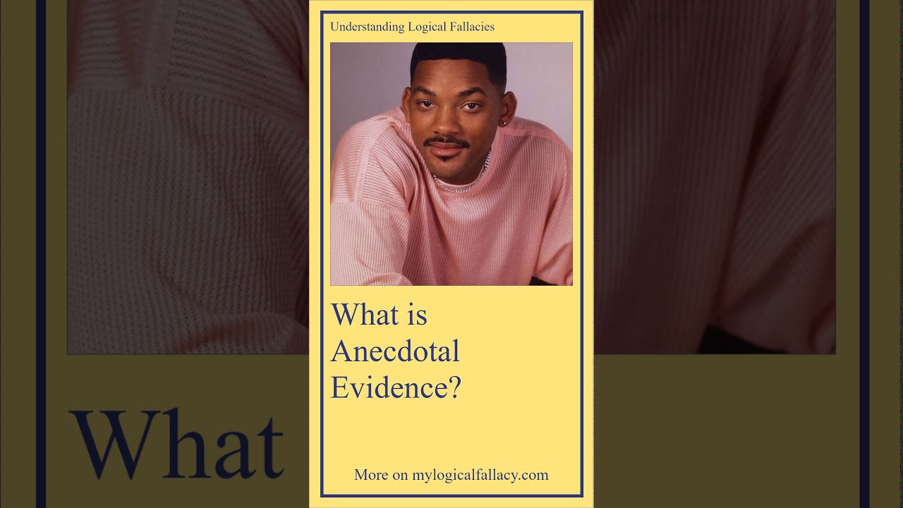 Anecdotal Evidence Fallacy Meme