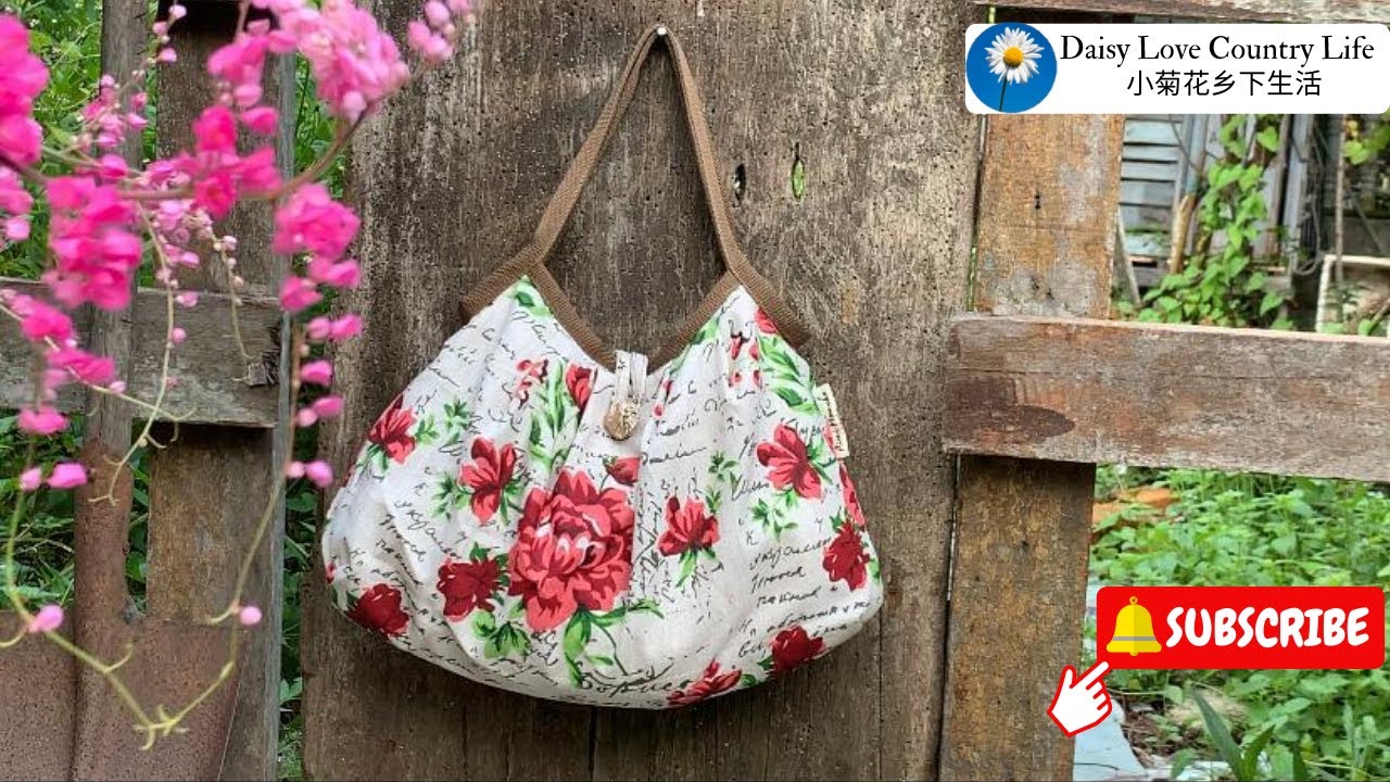 DIY Eco Bag Design/ How to make Reusable Grocery Bag / Easy Sewing ...