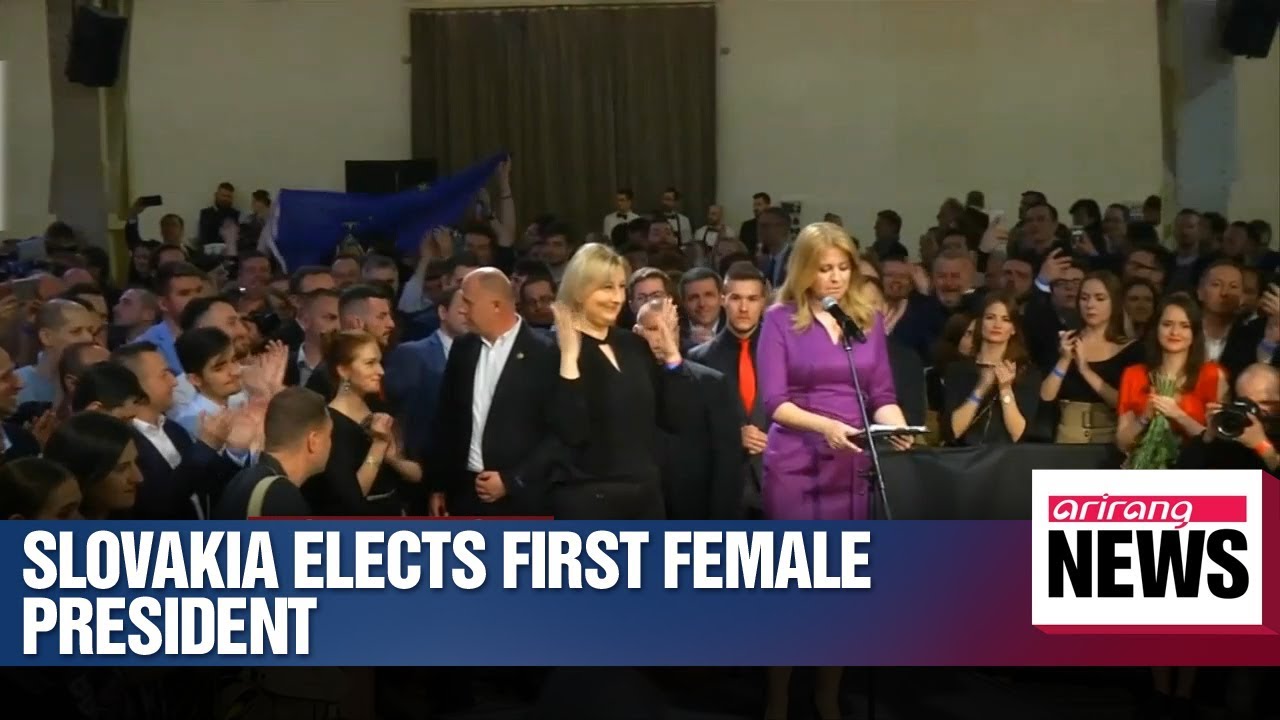 First female president elected in Slovakia - YouTube