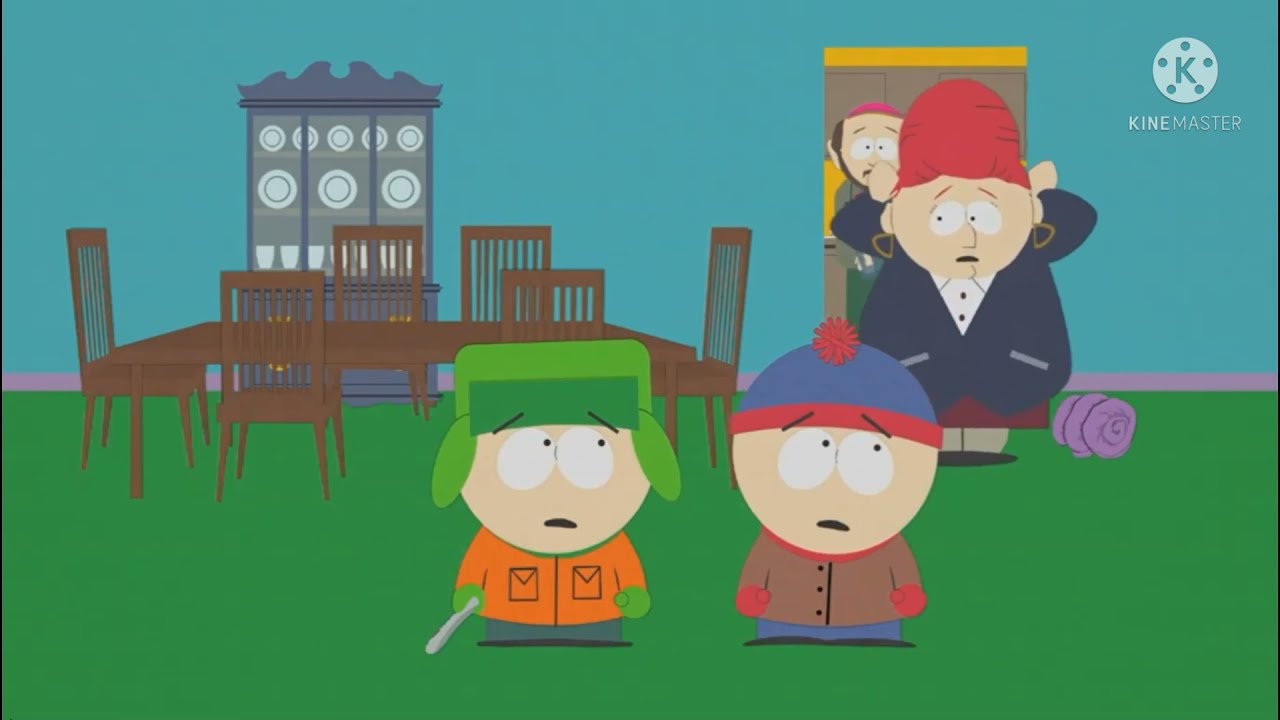 Kyle's dad smashes TV - YouTube