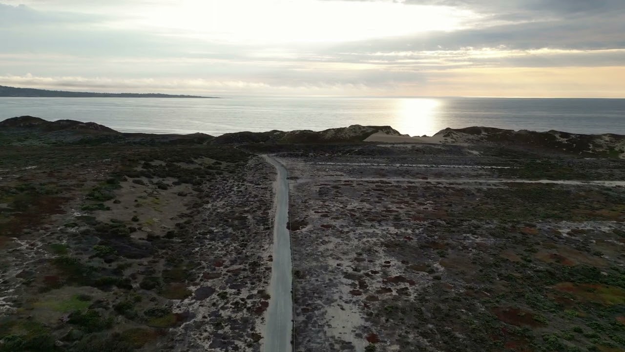 A less traveled trail to the beach in Monterey Bay, CSUMB, Fort Ord ...