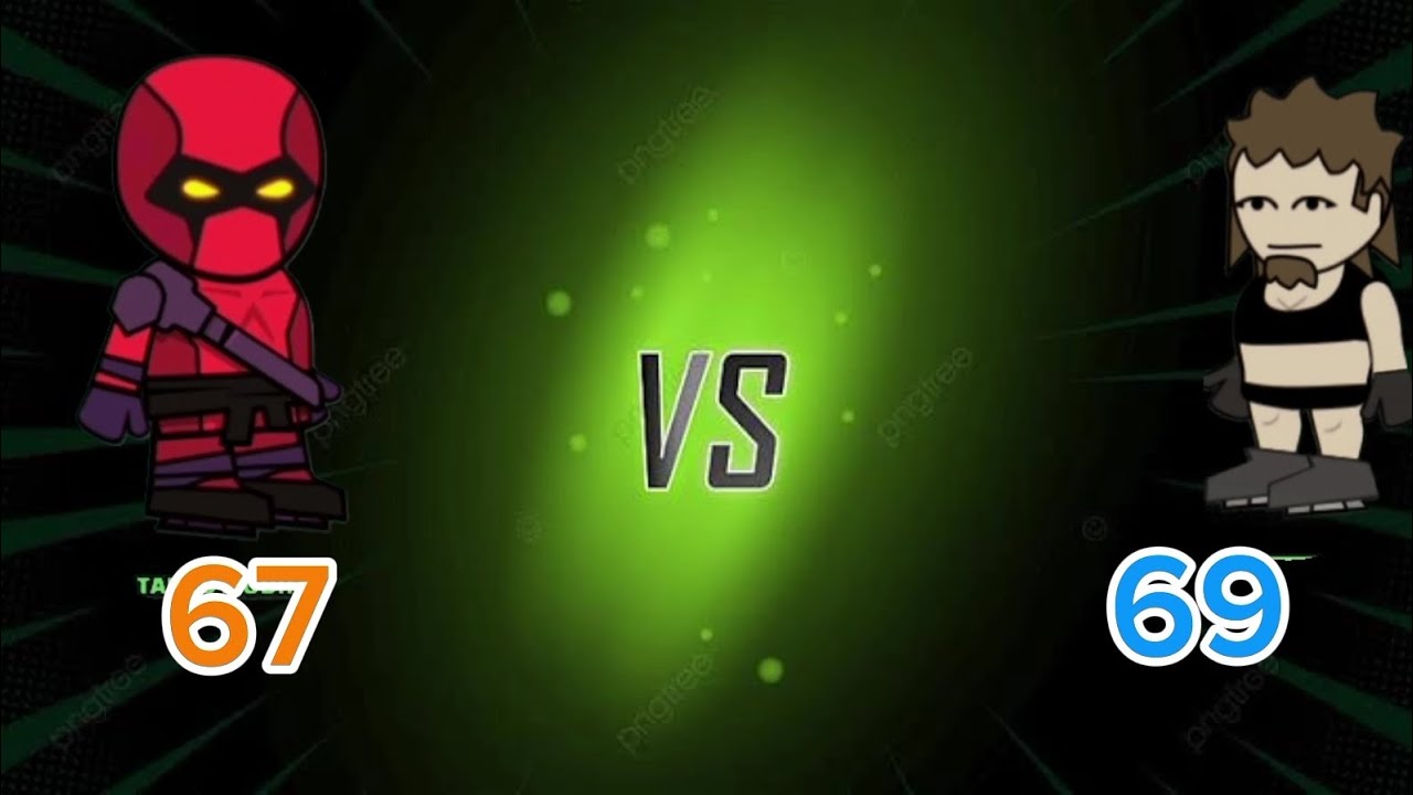 67 vs 69 LEGEND VSPRO Mini militia|Can Wins? - YouTube