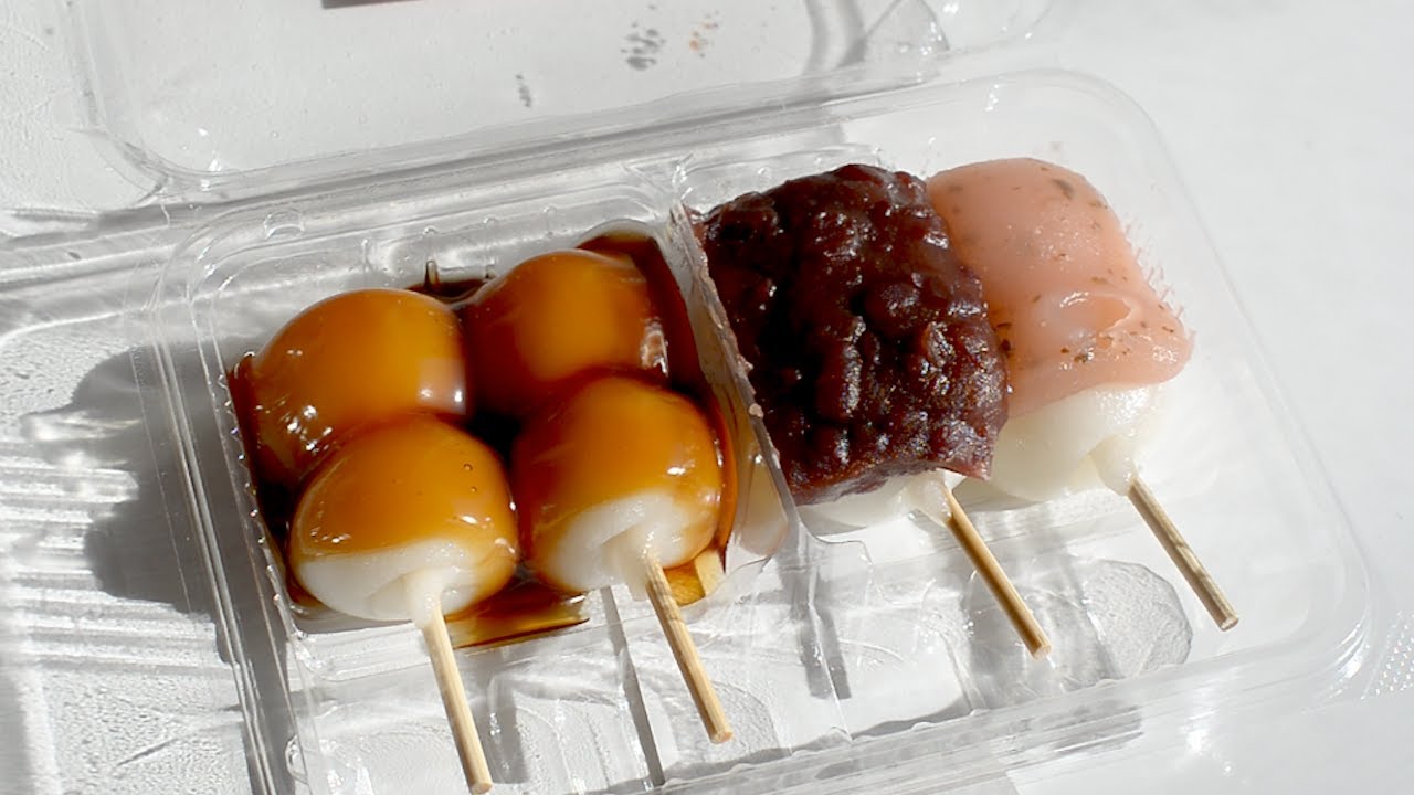 "DANGO" Japanese Dumpling (Mitarashi, Anko, Sakura) | Japanese ...