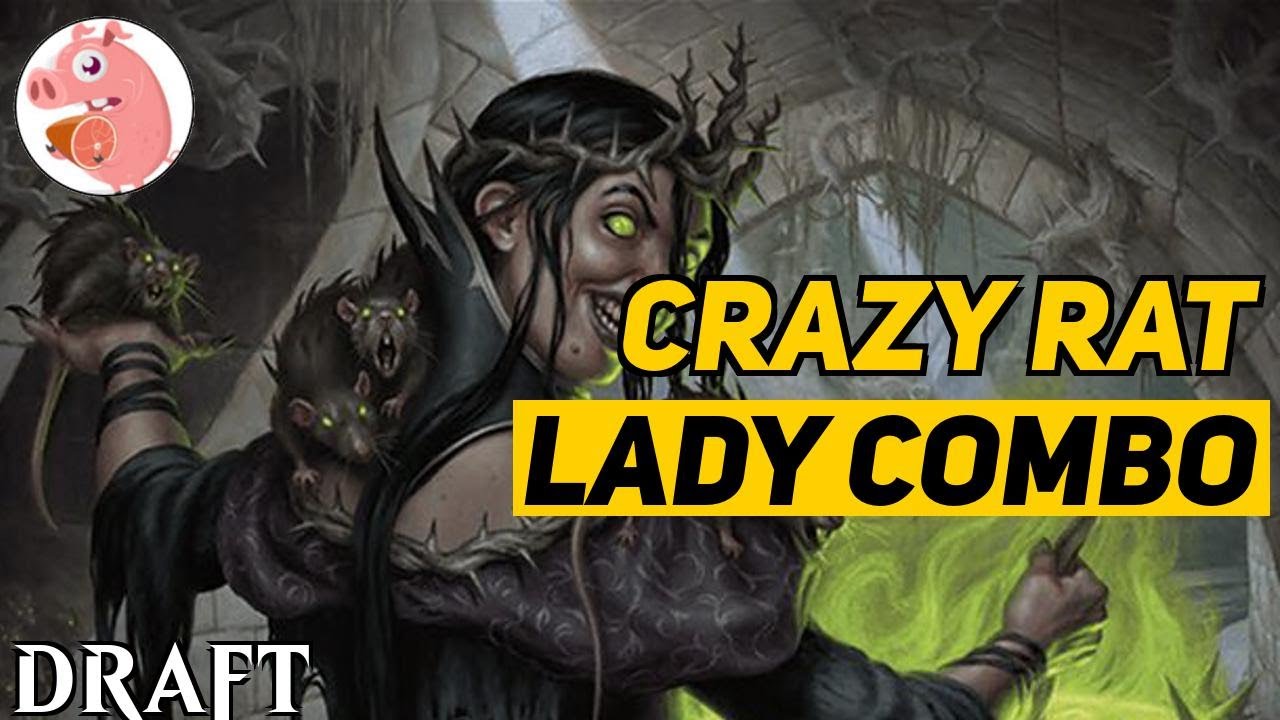 CRAZY Rat Lady COMBO | #6 Mythic | Wilds of Eldraine Draft | MTG Arena ...