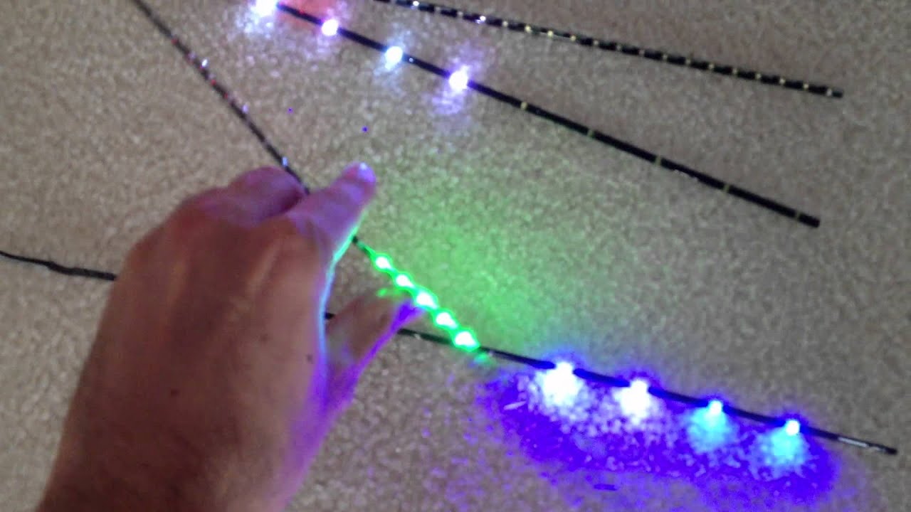 Scanning LED Strips - Flexible - YouTube