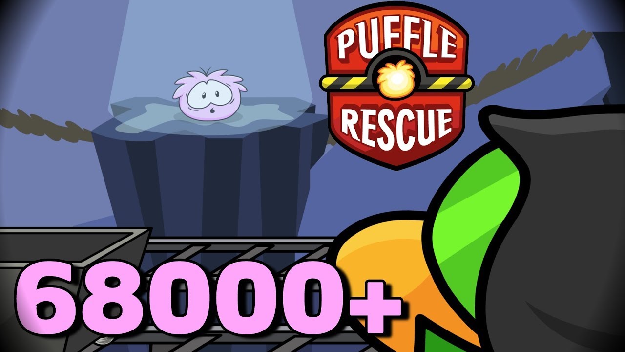 Club Penguin Puffle Rescue Cave Levels Best Score - YouTube