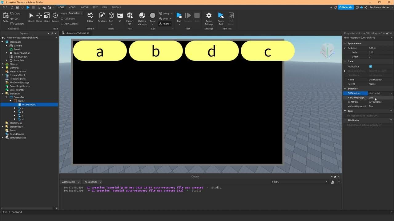 How to use UI List Layout - Roblox Studio - YouTube
