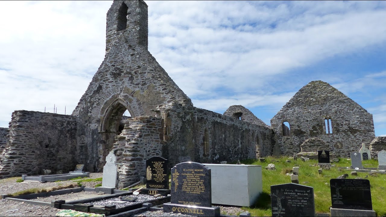 BALLINSKELLIGS ABBEY - SKELLIG RING - COUNTY KERRY - IRELAND - YouTube