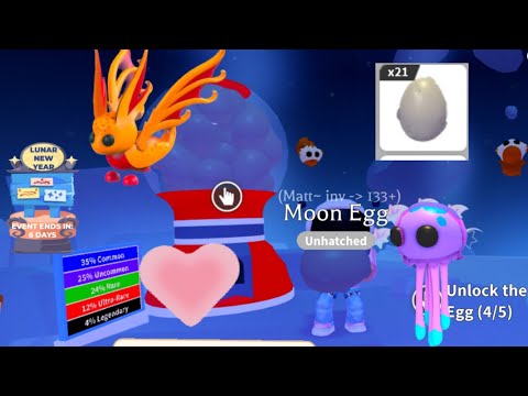 HATCHING MOONS EGGS IN ADOPT ME! New sunglider and dimension drifter ...