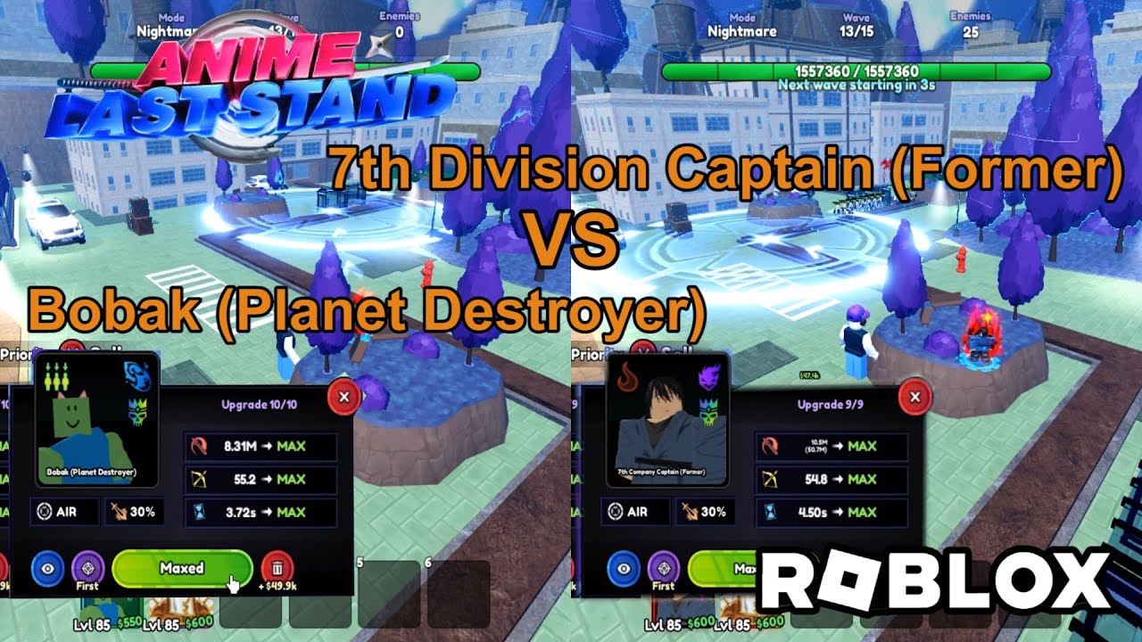 Air Units Duels - Bobak (Planet Destroyer) VS 7th Division Captain ...