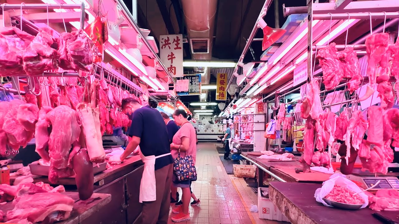 🇭🇰 Local Market & Cooked Food Centre in Wong Tai Sin District, Hong ...