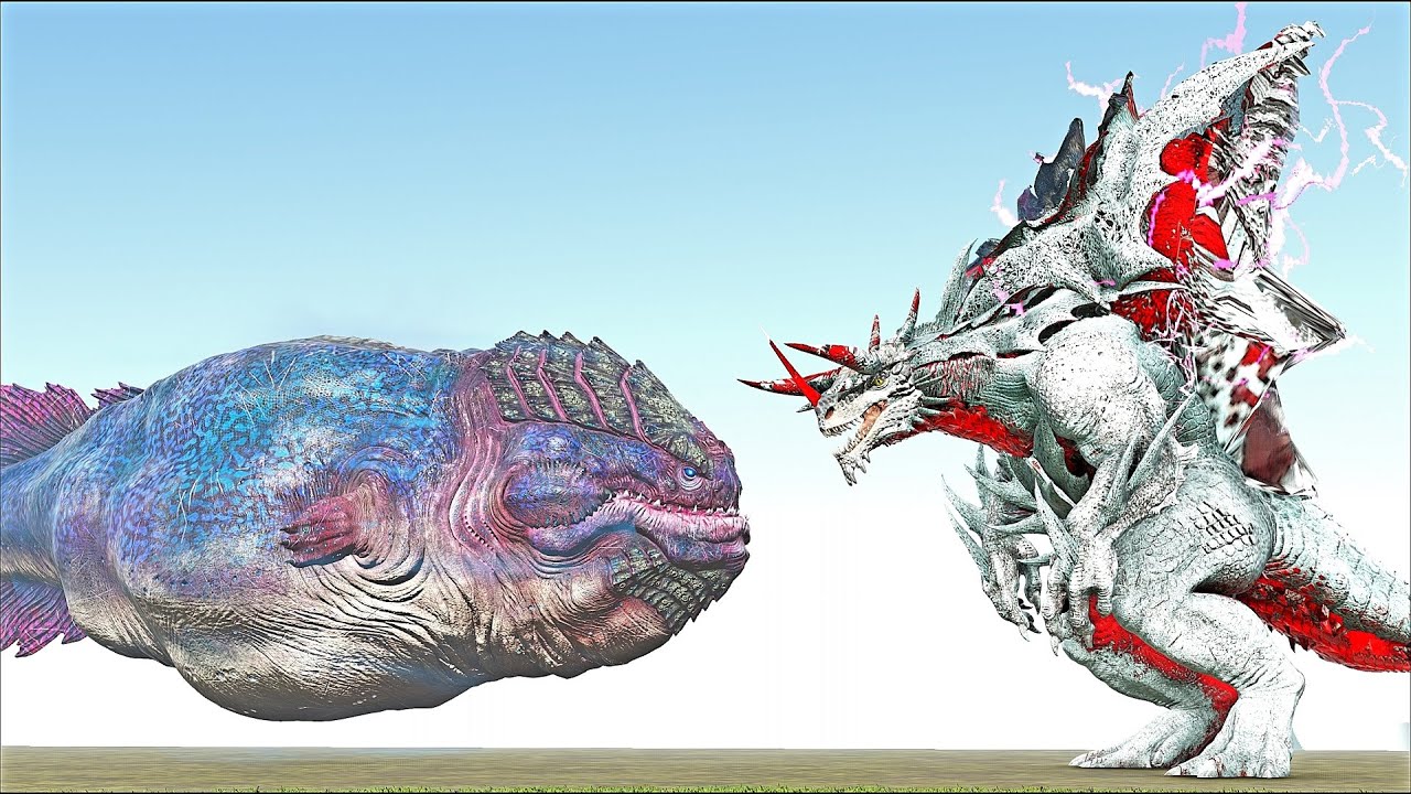 KAITAN THE WHITE DEATH VS OKEANOS, EMBODIMENT OF THE OCEAN (ARK ...