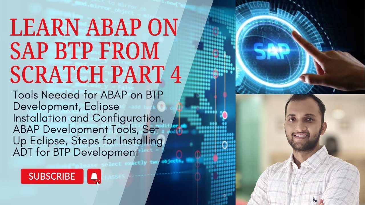 4. Tools Needed for ABAP on BTP Development, Eclipse Installation and ...