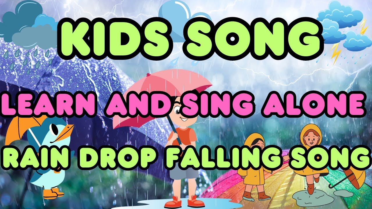 "Sing and Learn with the Rain Drops Falling Song for Kids" - YouTube