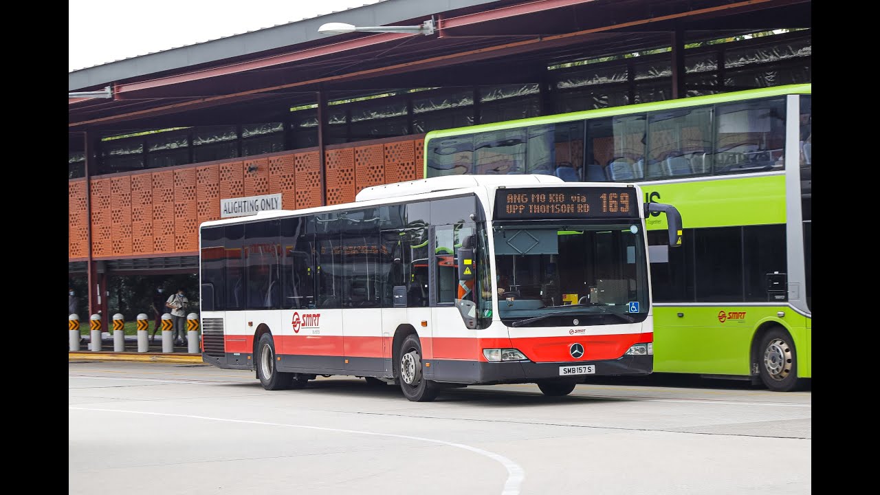 [RARE CAMEO] SMB157S 169 - SMRT MERCEDES BENZ O503 CITARO Voith DIWA ...