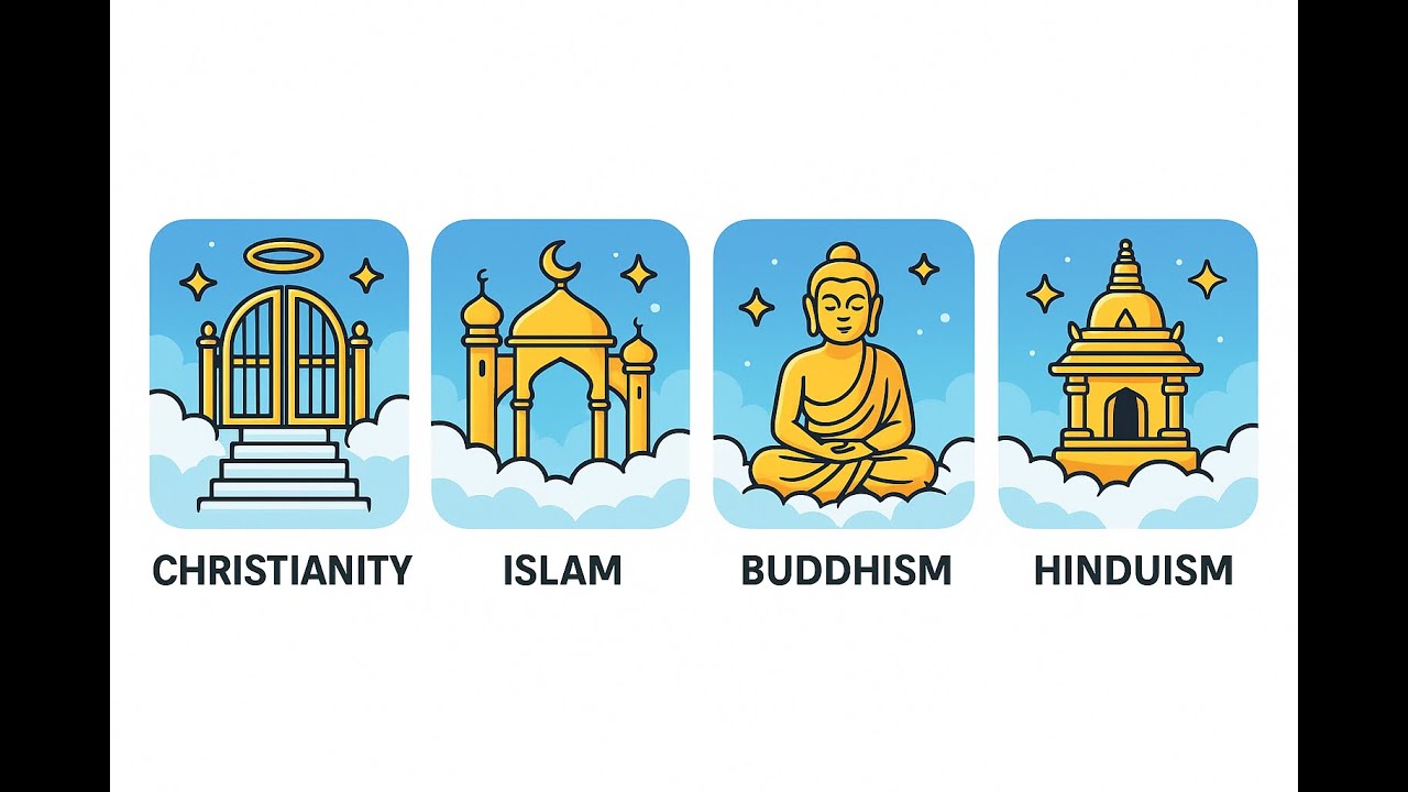 Heaven in Different Religions - Explained in 3 Minutes - YouTube