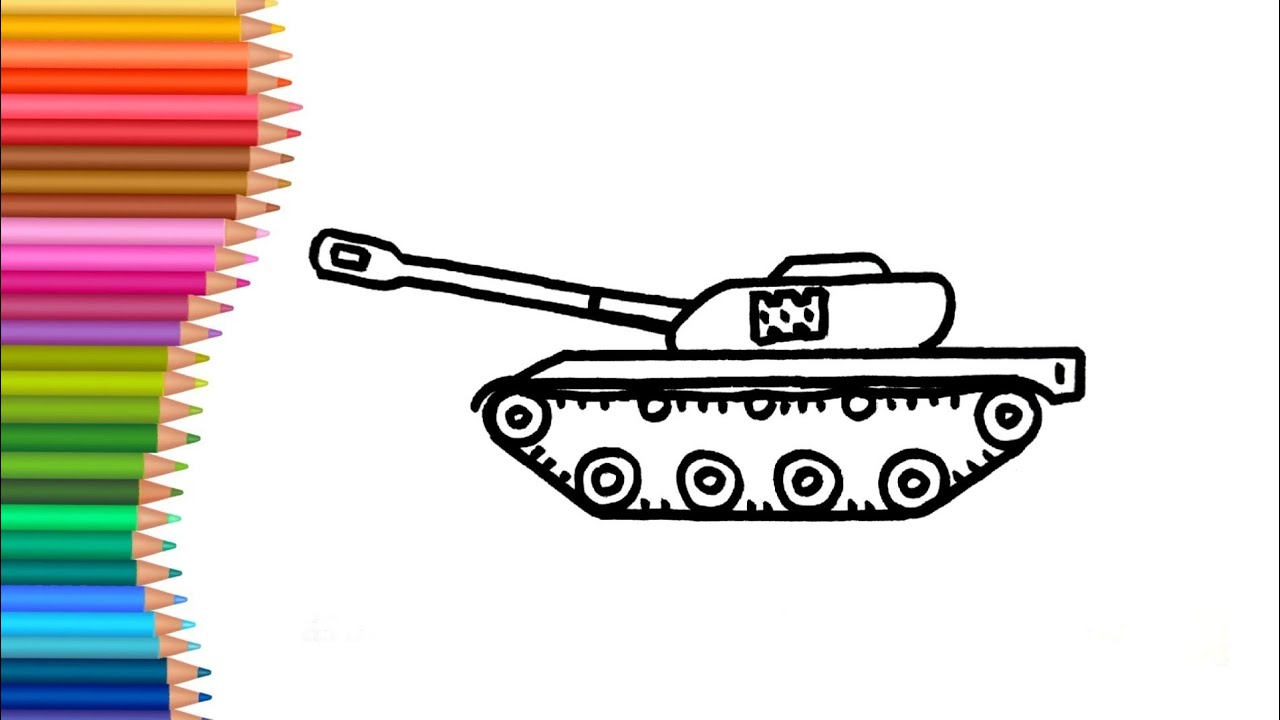 How to draw a tank drawing usa army draw guns draw soldier draw ...