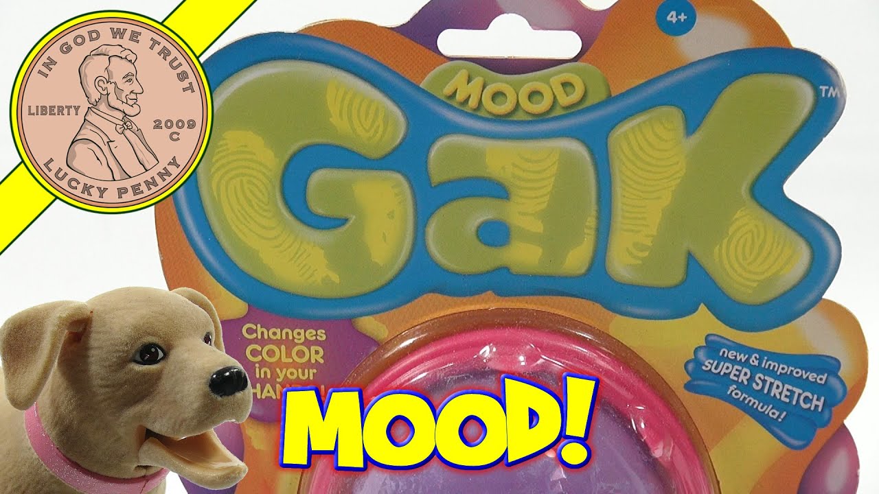 Nickelodeon GAK Mood Putty - Color Changes From Turquoise to Green ...