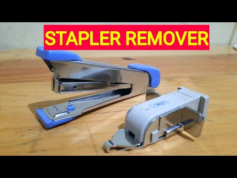 FUNGSI STAPLER REMOVER, alat pelepas staples - YouTube
