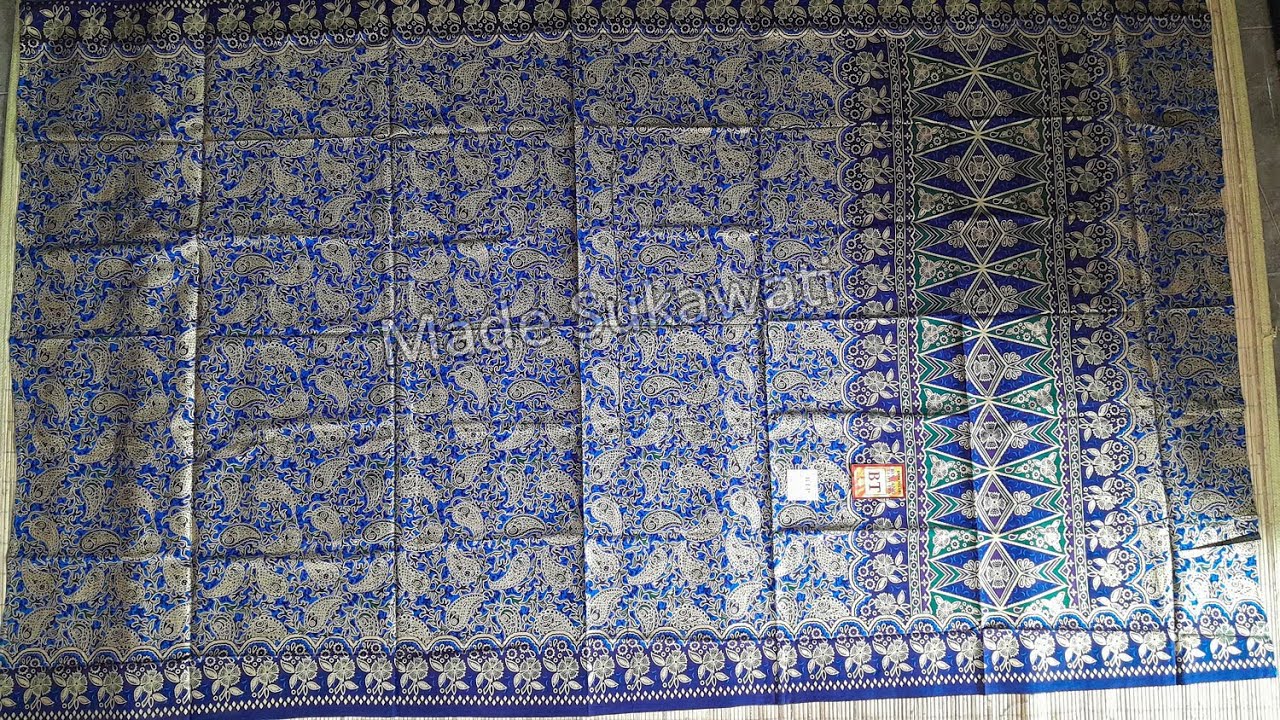 Kain kamen batik halus Bali motif keong lembaran 190x110cm - YouTube