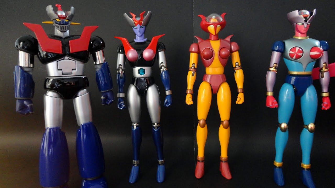 Chicas súper robot de Mazinger Soul of chogokin Bandai - YouTube