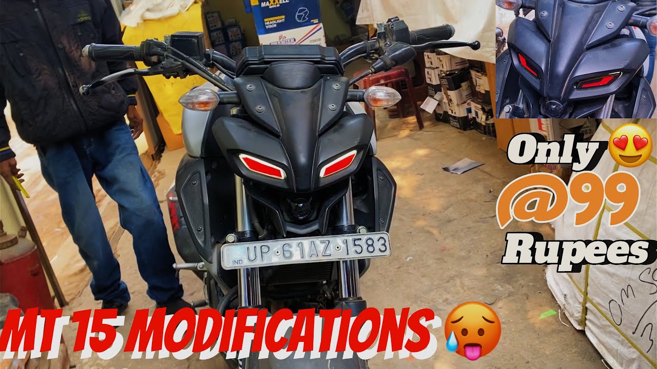 🚨Mt 15 Trending Modifications @99😍 #bikemodification #modification # ...