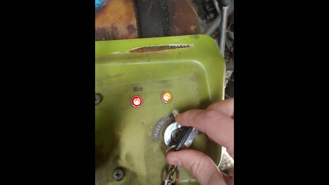 Starting the yanmar ym 155d - YouTube