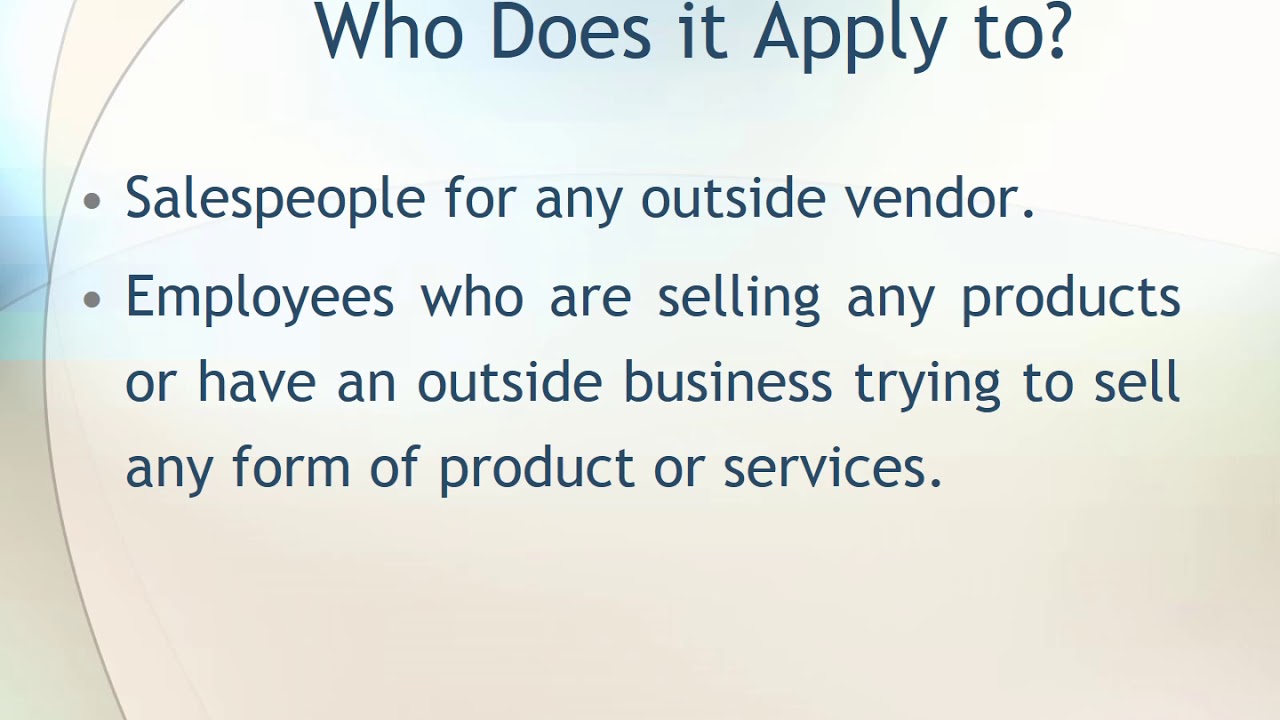 Solicitation Policy Presentation - YouTube