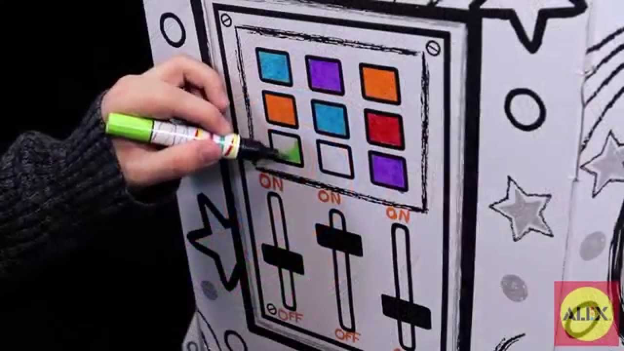 ALEX Toys Color a Rocket Playhouse 198R - YouTube