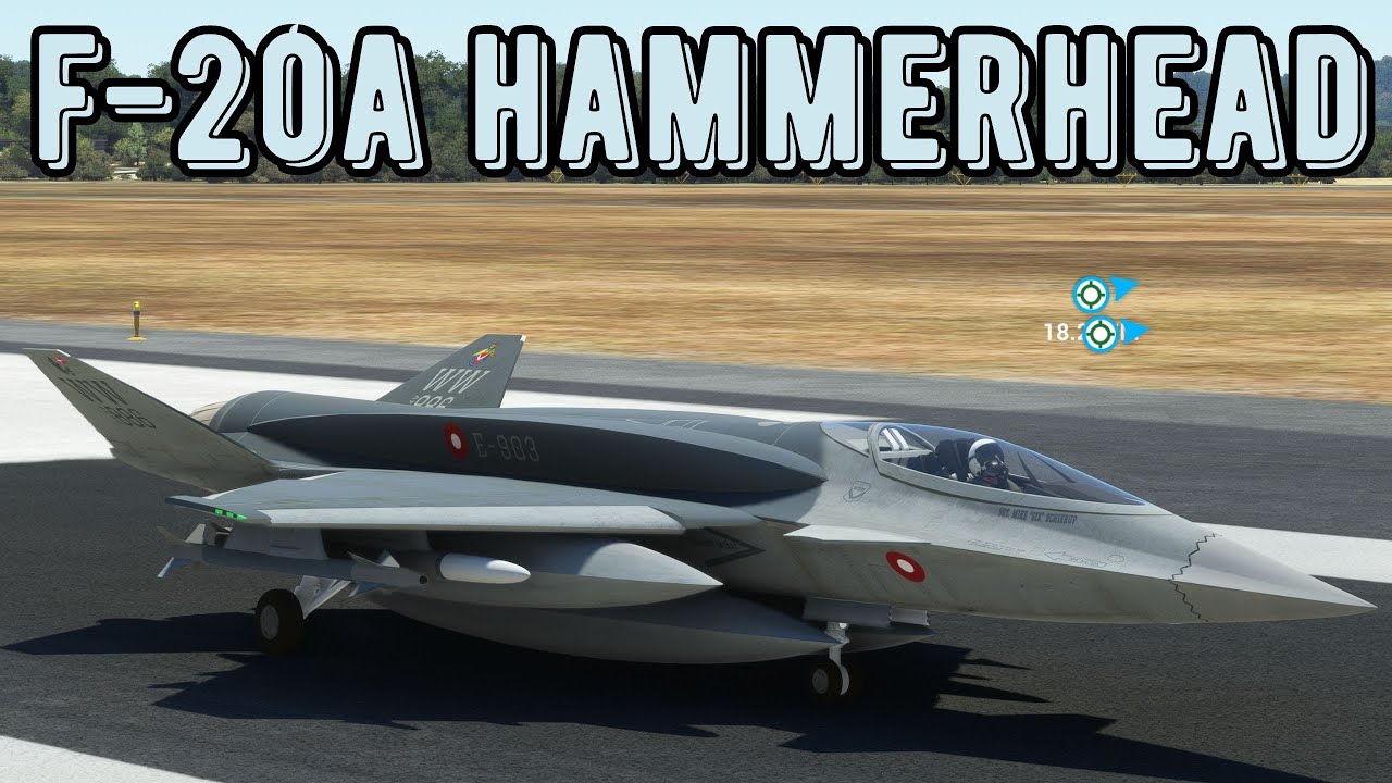 Microsoft Flight Simulator F-20A Hammerhead Freeware DLC - YouTube