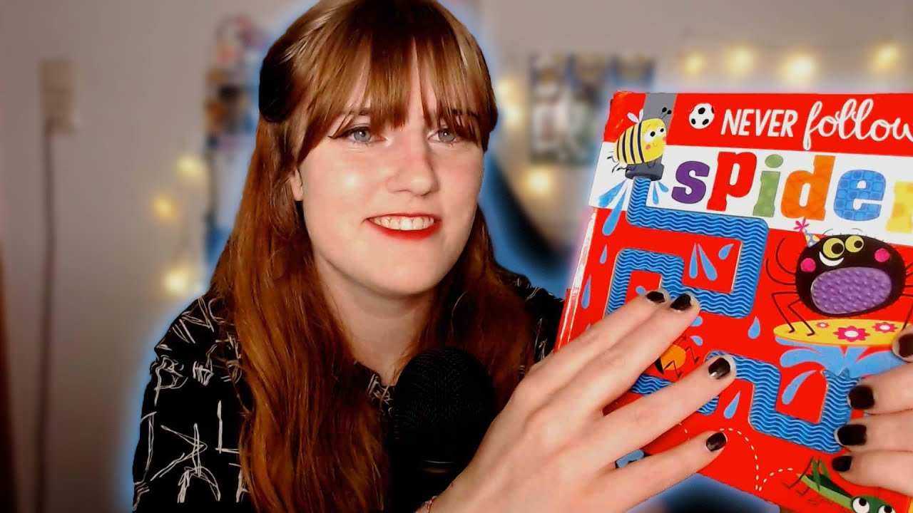 ASMR ♡ Reding a Textured Sensory Book for you to Fall Asleep - YouTube