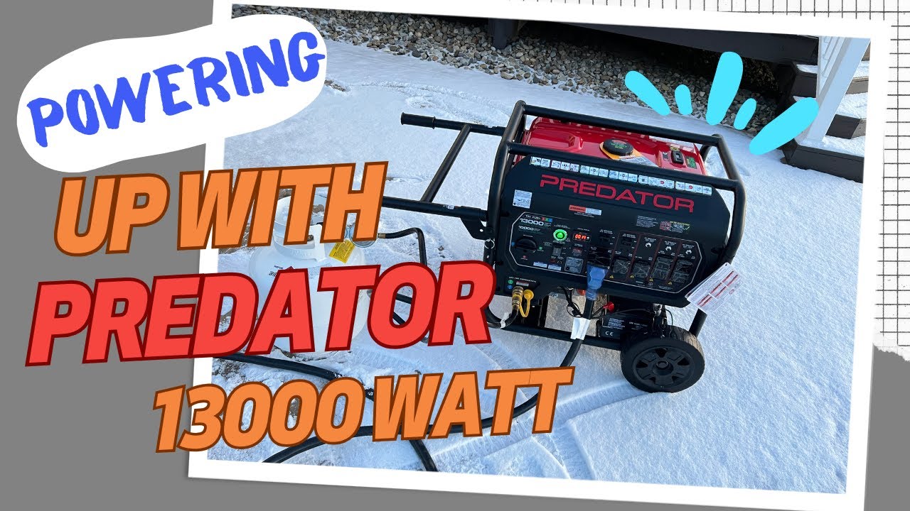 Predator 13,000 Generator Powers My Entire House! - YouTube